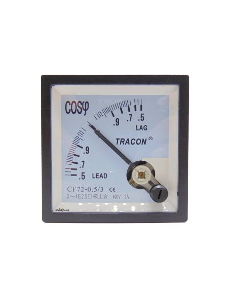Power Factor Meter 3 phases panel 72x72mm | ADAJUSA | price